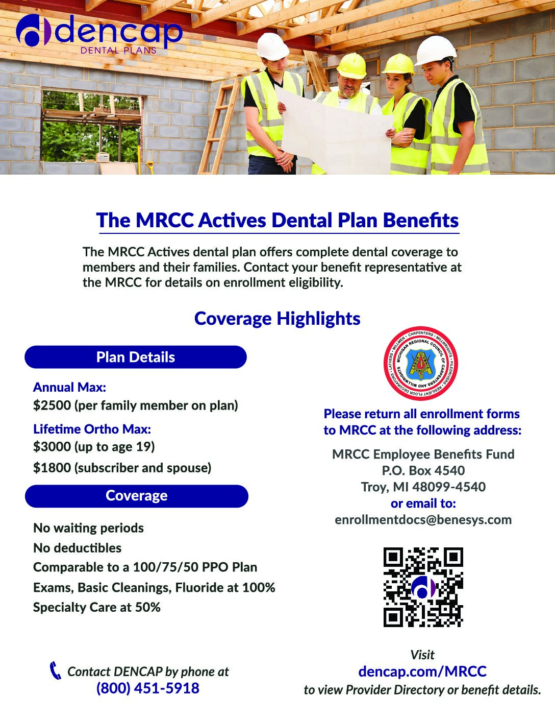 MRCC - DENCAP Dental Plans